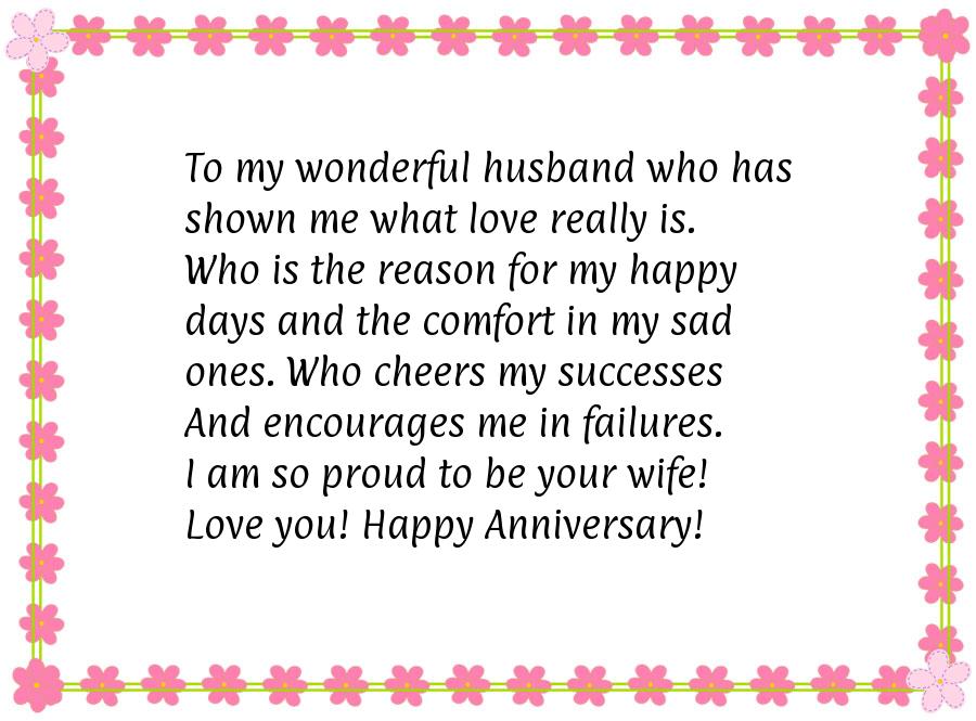 Happy Anniversary Message For Husband
