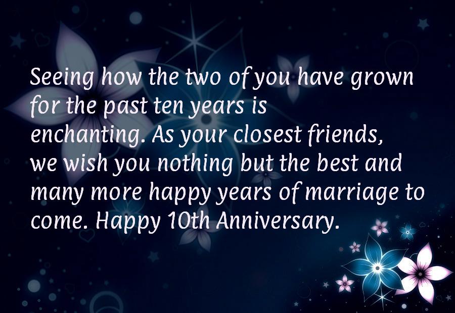 10 Years Anniversary Quotes
