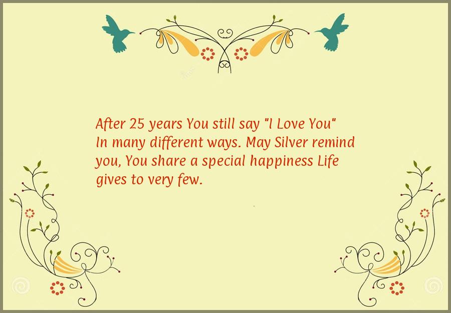 25th Anniversary Quotes